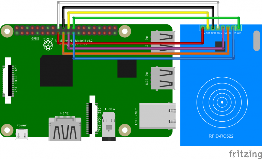 Correct connection of an RFID-RC522 to a Raspberry PI – Kurt Huwig